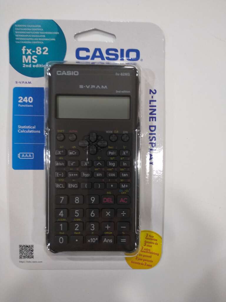 Calculadora Casio Fx-82 Ms. – Papelería Técnica Sevilla